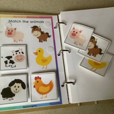 Toddler Mini Busy Book Printable, Travel Size Activity Book, Fun Quiet ...