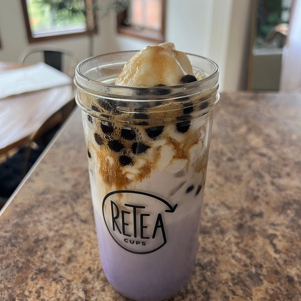 Matcha Latte Bubble Tea Gift Set With Reusable Cup 5 Servings the New ...