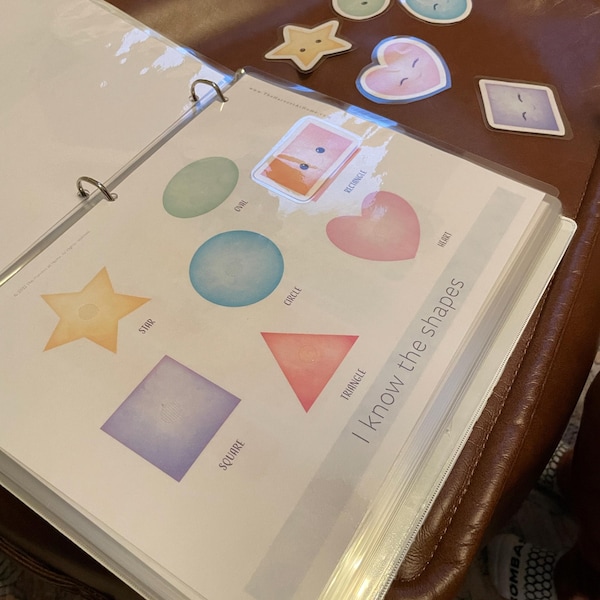 Busy Book Printable Toddler Activities Montessori Homeschool Resources ...