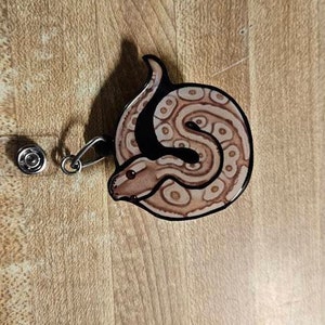 Piebald Ball Python Magnet: Gift for Snake Lover, Vet Tech ...