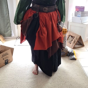 Wildwalker Leather Hood Leather Armor for LARP and Cosplay - Etsy