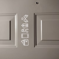 Please Keep Door Closed When AC is on Vinyl Decal Window - Etsy Canada