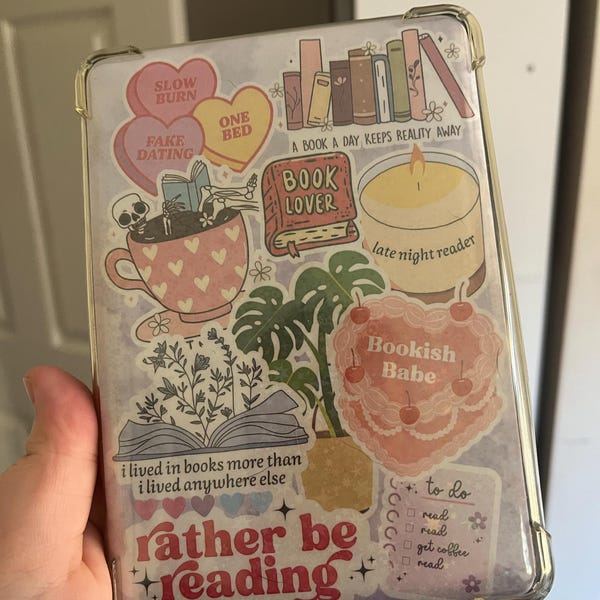 Kindle Insert Kindle Srickers Coquette E-reader Holographic Insert ...