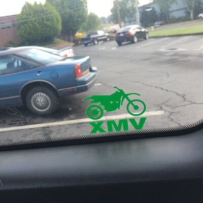 Motocross Dirtbike Family Vinyl Window Decal - Etsy