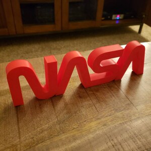 3D Printed NASA Meatball Logo Display Plaque | Etsy