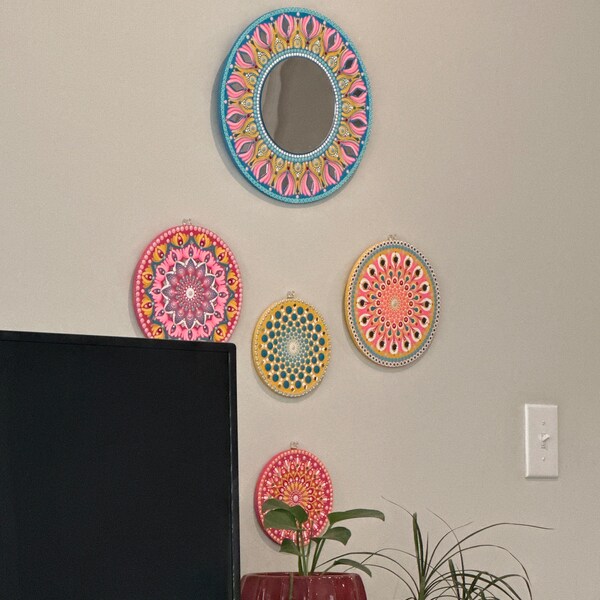 10 Mandala Brushstrokes Patterns at Three Different Sizes | Mandala ...