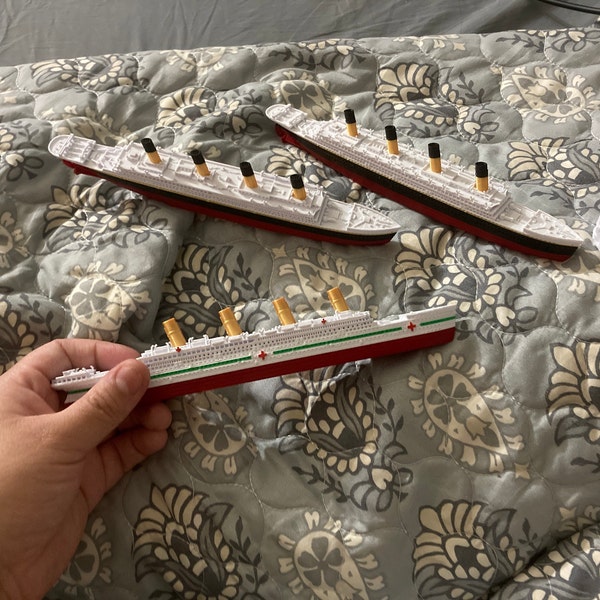 3 Pack RMS Titanic Model + Britannic&olympic Titanic Toy, Titanic Cake ...