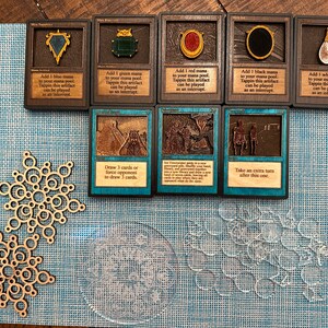 MTG Custom Wooden Card Display Magic the Gathering Card Frame Trading ...