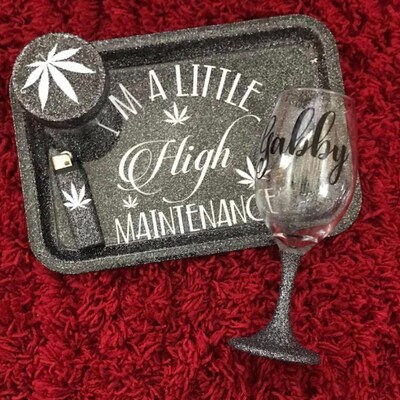 Rolling Tray Weed Tray Marijuana Rolling Tray Glitter Tray - Etsy