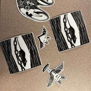 Sticker Pack Deep Sea Creatures 10 Stickers - Etsy