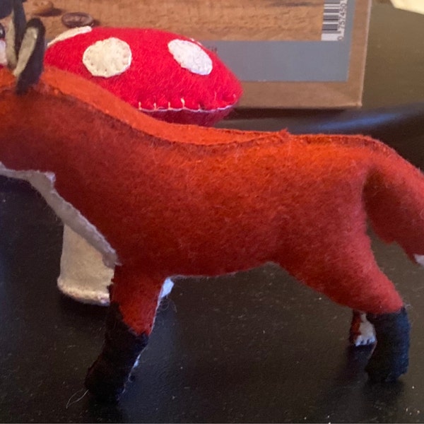 Felt Fox Softie Hand Sewing Digital Pattern Pdf File Instant Download ...