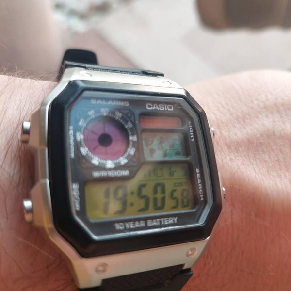 Casio AE-1200 Gradient Filter Screen - Etsy