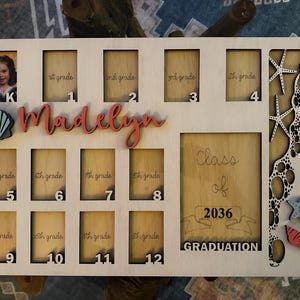 Back to School Photo Frame Prop SVG Download Laser File - Etsy