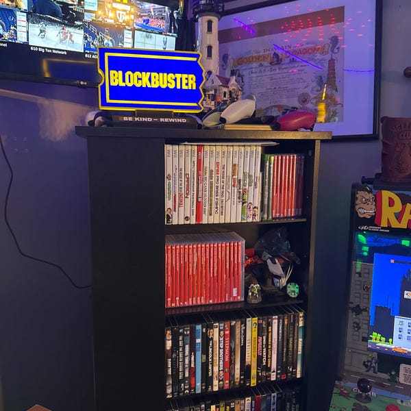 Blockbuster Lighted Sign - Etsy