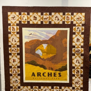 National Parks Panel Quilt Pattern - Etsy