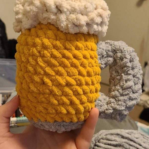 Amigurumi Mini Beer Mug Crochet Pattern, Mini Draft Beer Lover’s Gift ...
