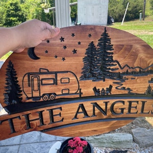 RV Sign Camper Sign Engraved Rv Sign Campsite Flag RV Flag - Etsy