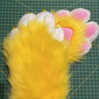Purple Fursuit Cosplay Feetpaws Custom Fursuit Foot Cosplay Fluzzy ...