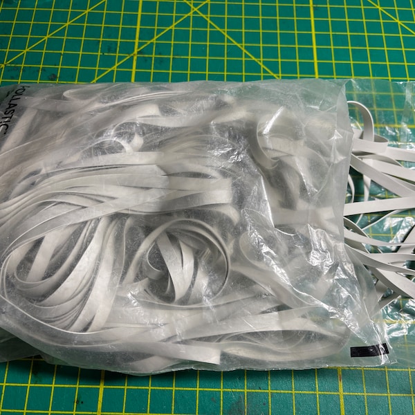 20 YARDS 1/4” Clear Elastic | Swimwear Elastic | Bra Strap| Transparent ...