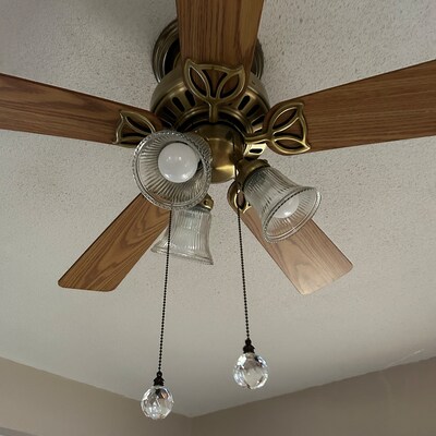 Set of 2 Gorgeous Porcelain Lamp Shade Finials Shade Toppers 2 Tall Fit ...