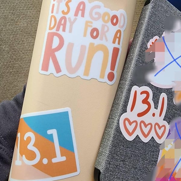 Holographic Track and Field Sticker, Track Stickers, Runner Sticker ...