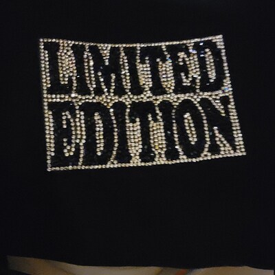 NEW, Blinged Out limited Edition Rhinestone Patch With Adhesive ...