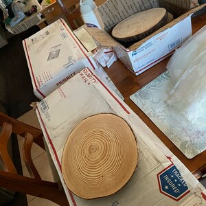 Set of 3 Southern Pine Wood Rounds - Etsy