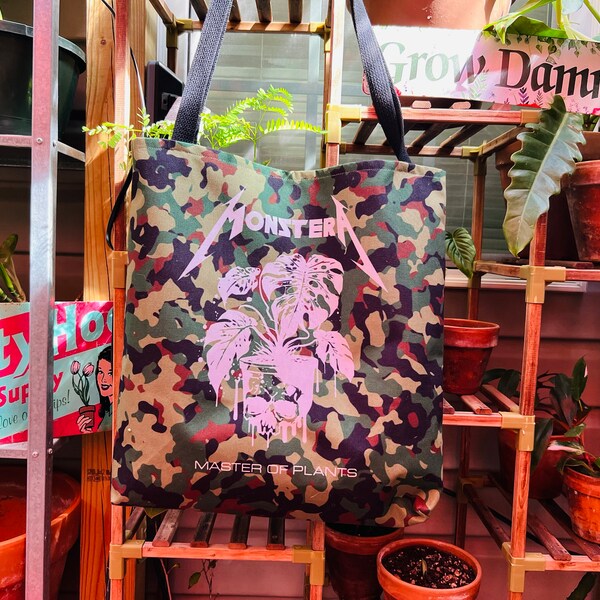 Monstera Hoodie Back Design for Metal Head Plant Lover Gift Idea for ...