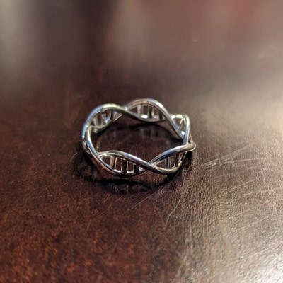 Gold Dna Ring-dna Ring-science Ring-chemistry Ring-molecule Ring ...