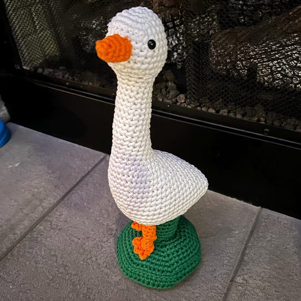 PATTERN ONLY Crochet Desk Goose Christmas Holiday Outfit Set Pdf ...