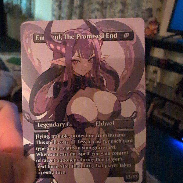 Hero Token | Anime MTG Proxy | Waifu Style Card | EDH Commander Staple ...