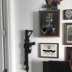 Vertical Rifle Wall Mount | Etsy