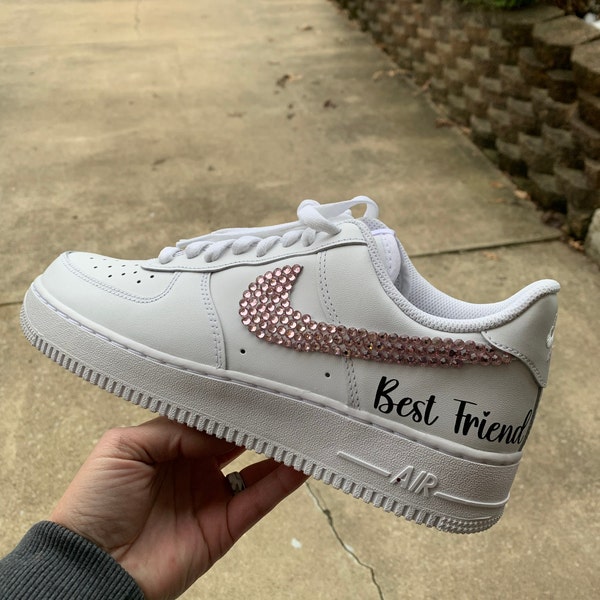 Custom Air Force 1s, Wedding Bridal Sneaker Personalized, Air Force 1 ...