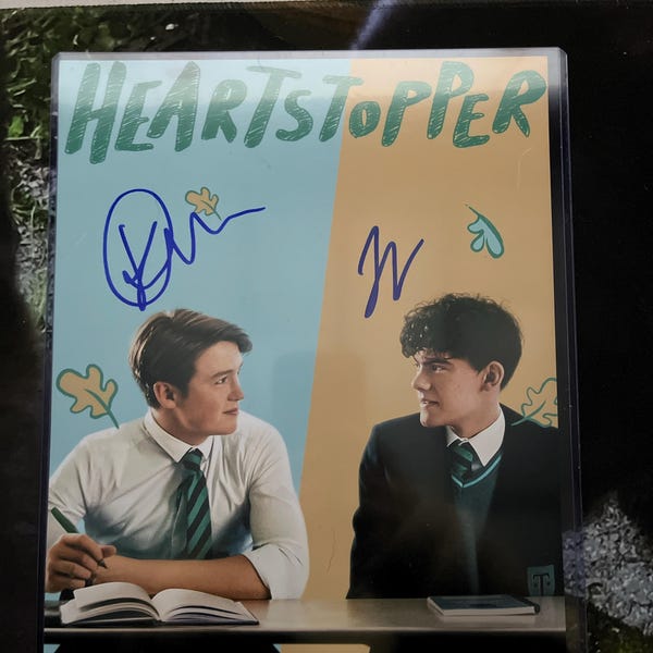 Joe Locke and Kit Connor Signed Heartstopper Poster LGBTQ 8x10 Photo - Etsy