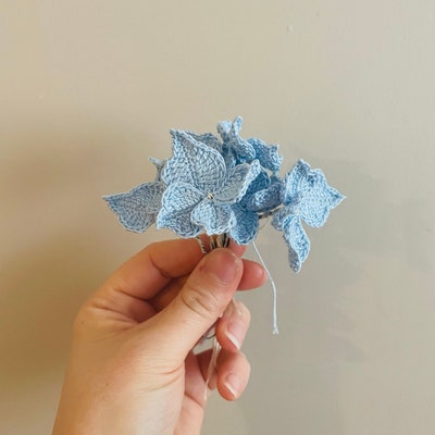 Crochet Hydrangea Flower Pattern Photo Tutorial Crochet Pattern for ...