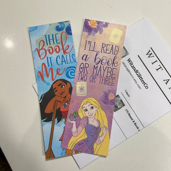 I’ll Read A Book or Maybe Two or Three Bookmark - Etsy