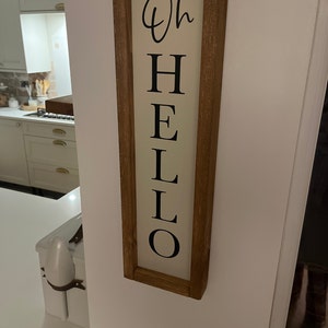 Love You,bye Farmhouse Style Modern Sign Rustic Present gift UK Quote ...