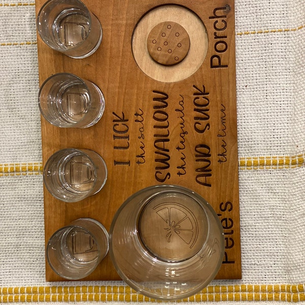 Tequila Shot Board 2.0-digital Download-glowforge-laser-svg - Etsy