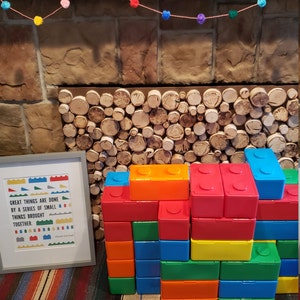 Building Block Inspired Wall Art, Inspirational Quote, Digital Download ...