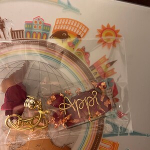 Wire Name Resin Keychain, Name Keychain, Wire Name Keychain, Wire Name ...