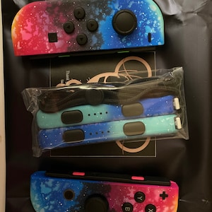 Custom Cosmic Space Galaxy Themed Nintendo Switch Joy-con Joycon ...