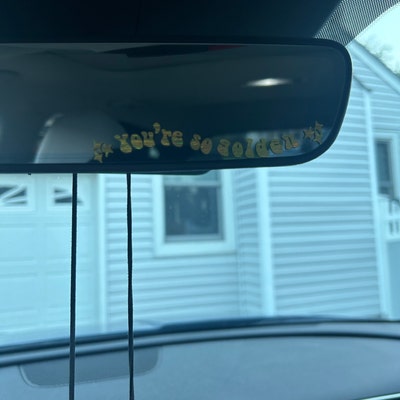 Golden Harry Styles Inspired Car Decal - Etsy