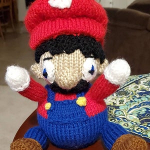KNITTING PATTERN - Mario the Super Plumber Inspired Choc Orange Cover ...