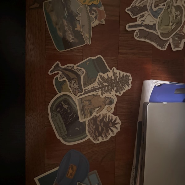 Outdoorsy Sticker Pack | Weatherproof Travel/nomad/granola Stickers ...