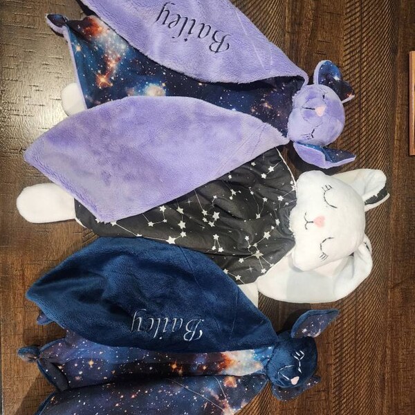 Baby Bat Security Blanket, Bat Comforter, Animal Blanket, Plush for ...