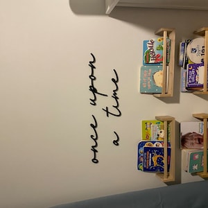 Once Upon a Time Cut Out, Nursery Wall Decor, Reading Wall, Fairytale ...