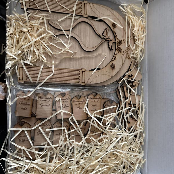 Personalised Wedding Memorial Centrepiece Candle Display Bench Save a ...