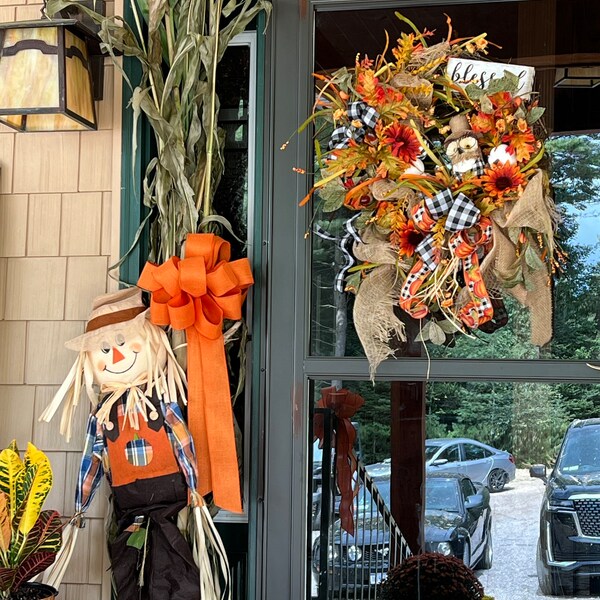 Spring Candlestick Arrangement, Wispy Spring Floral Arrangement, Table ...