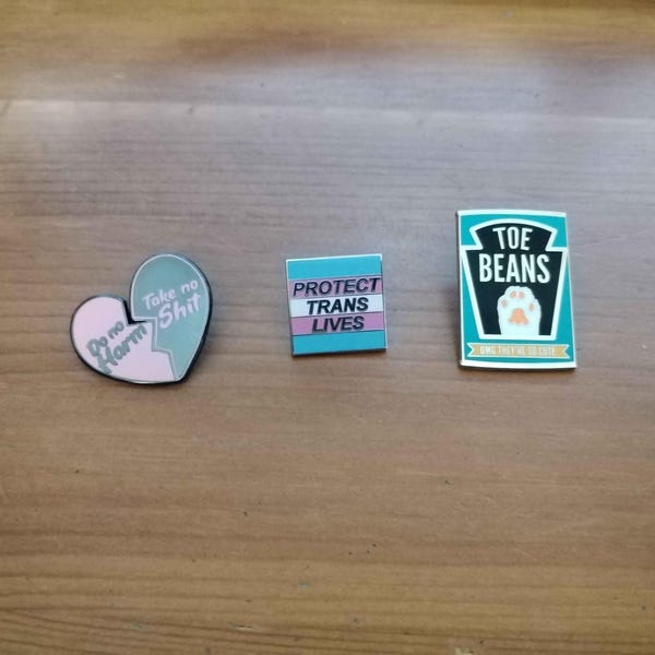 Protect Trans Lives Enamel Pin Badge • Trans Rights LGBTQ Queer Pride ...