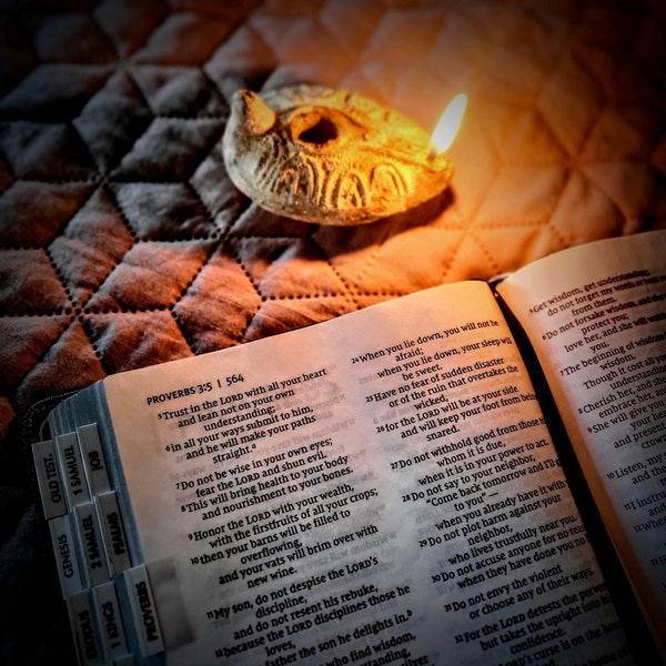 Biblical Rustic Candle, Crucifixion Oil Lamp, Jerusalem Christian Oil ...